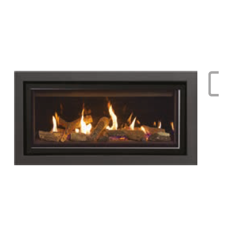Gazco Studio 1 Glass Conventional Flue Profil Frame - Anthracite ...