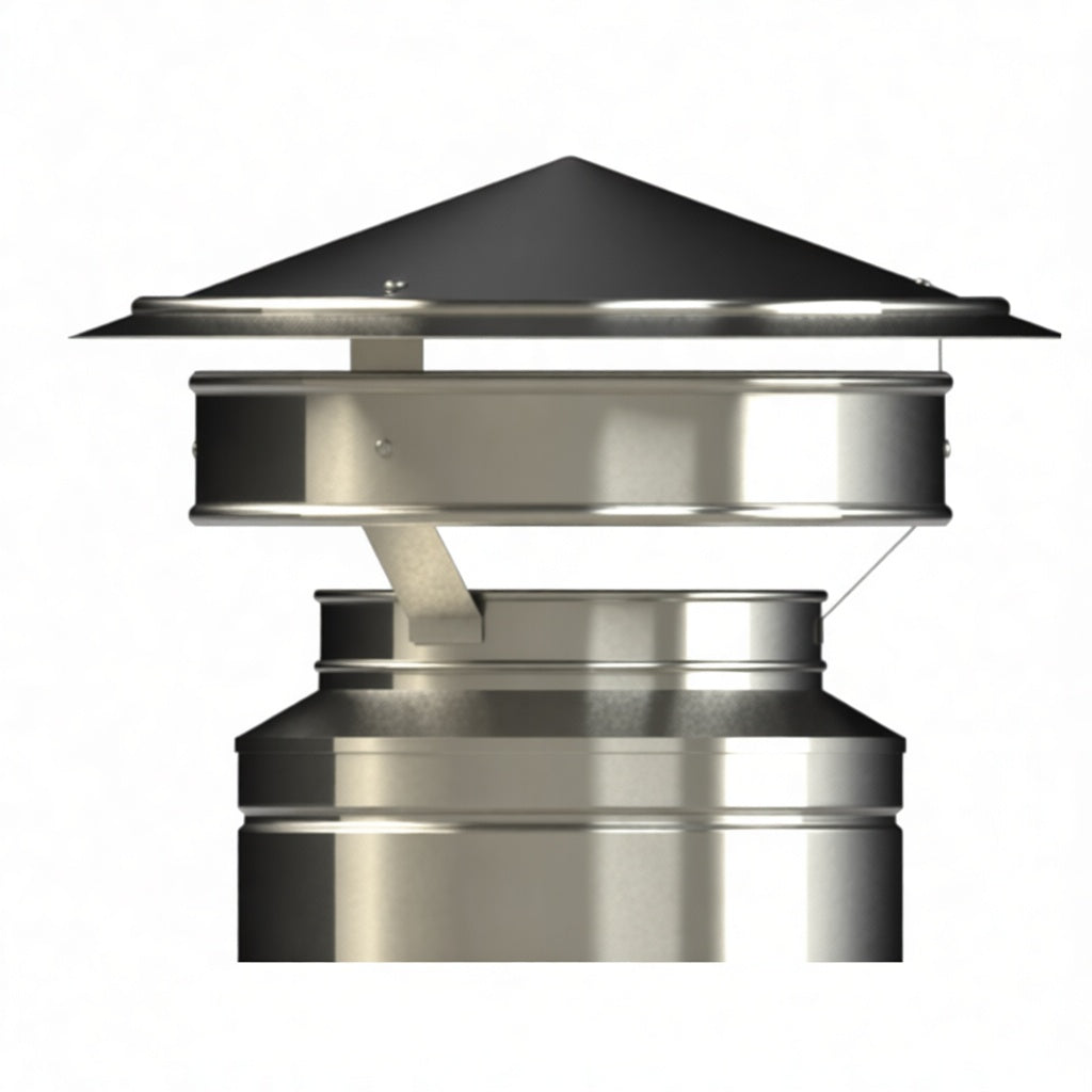 Midtherm HTS Twin Wall Flue - Rain Shield Cowl – Fireplace Products