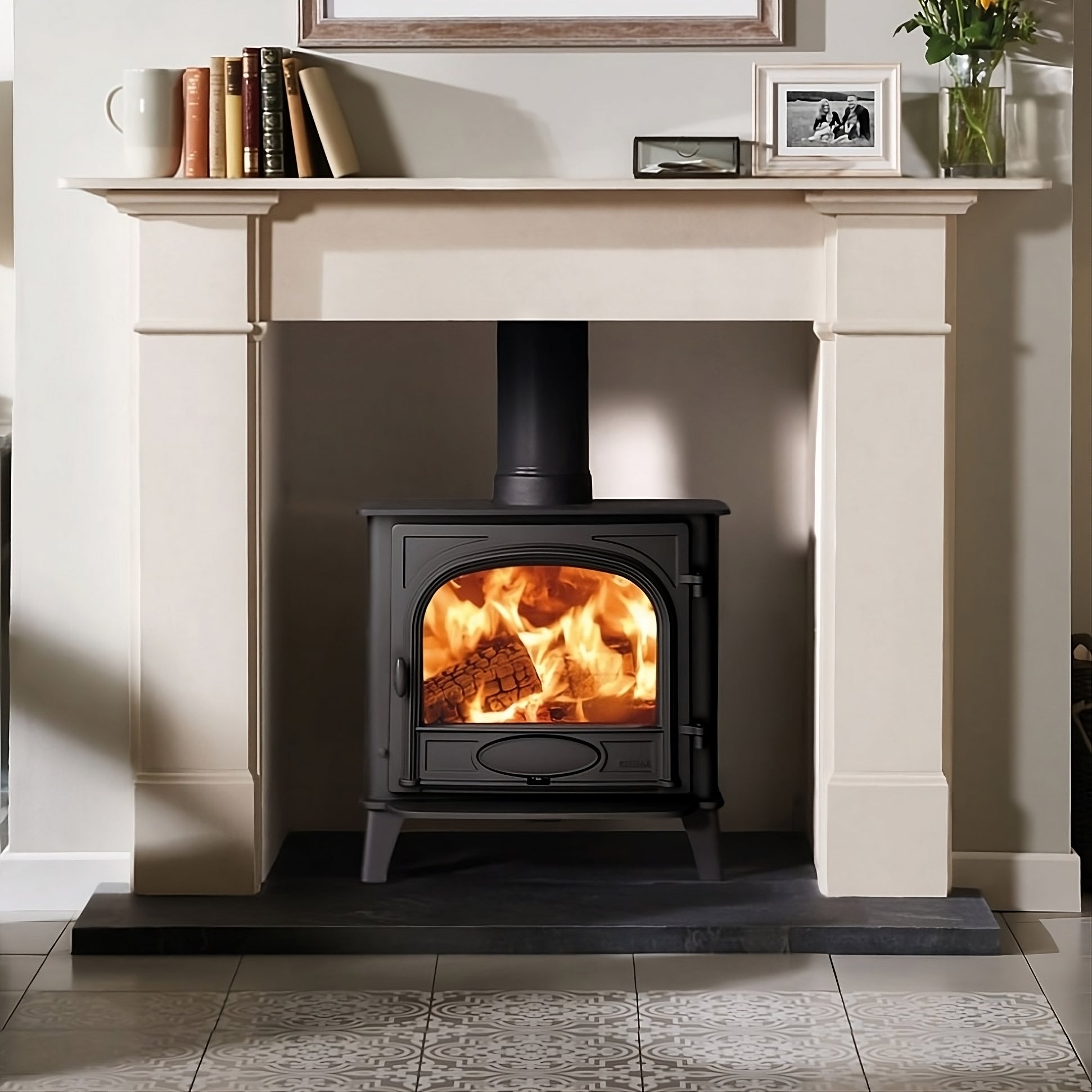 Stovax Stockton 5 Wood Stove - Black – Fireplace Products