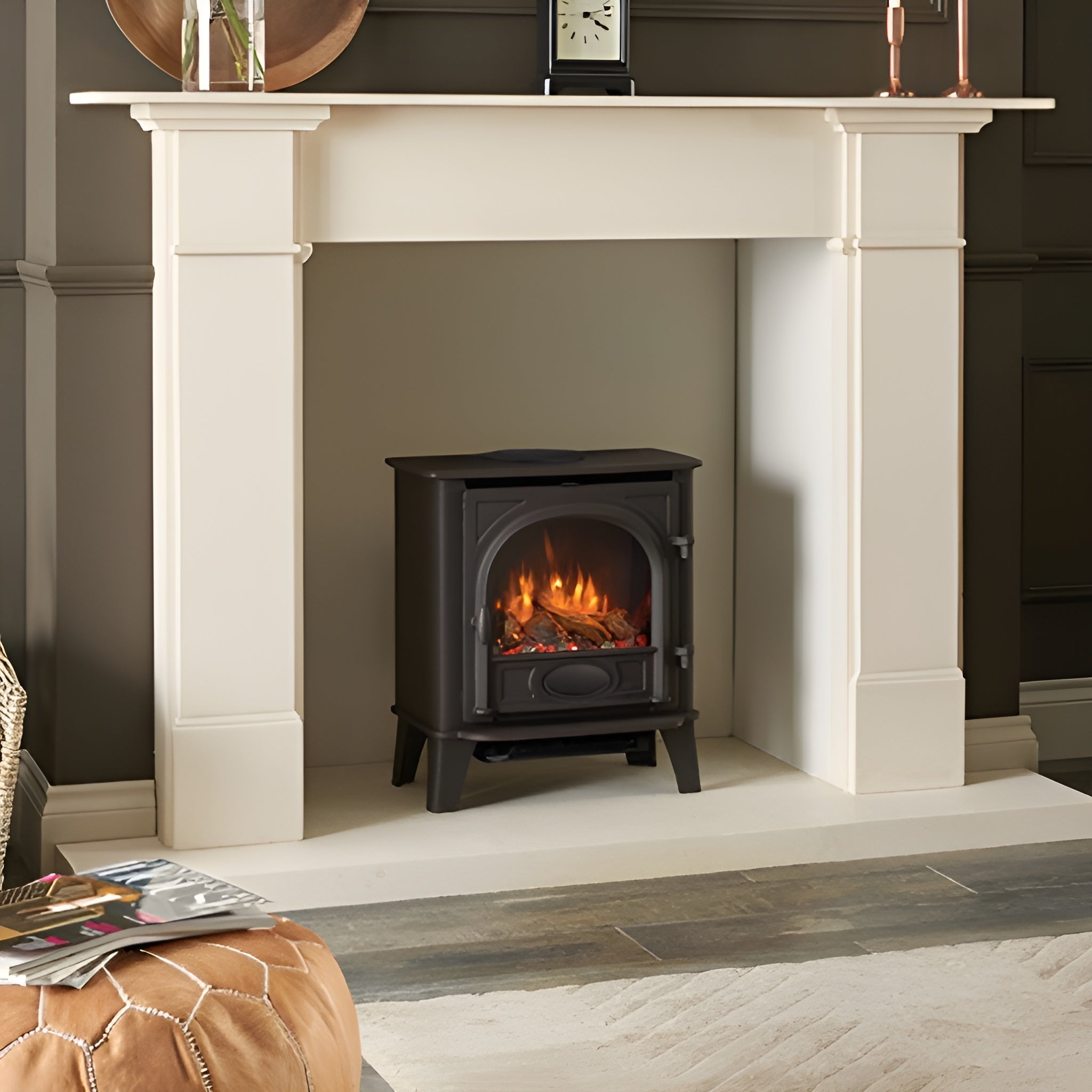 Gazco Stockton 5 Electric Stove - Black – Fireplace Products